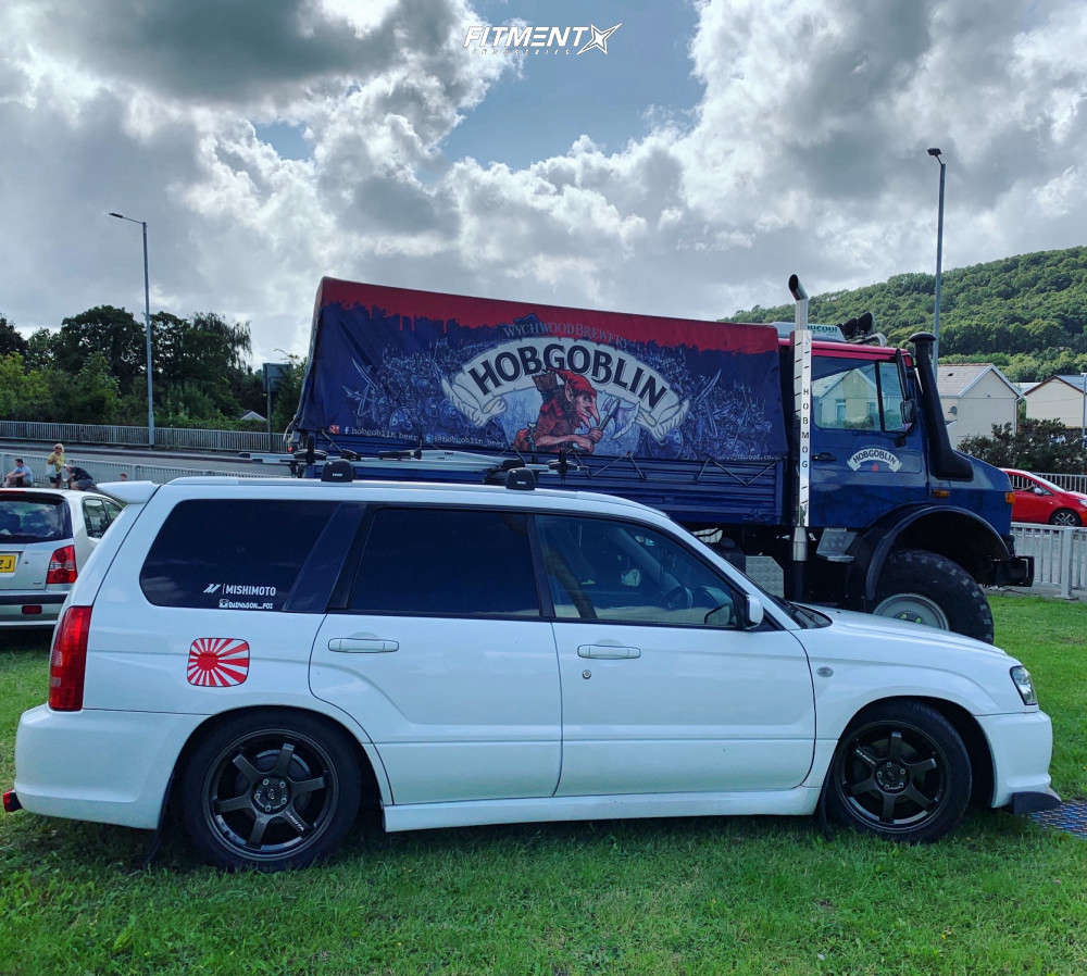 2004 Subaru Forester XS with 17x7.5 Rota Grid and Bridgestone 225x45 on ...