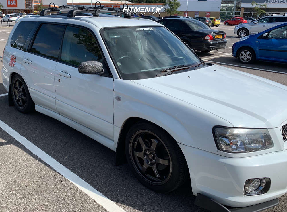 2004 Subaru Forester XS with 17x7.5 Rota Grid and Bridgestone 225x45 on ...