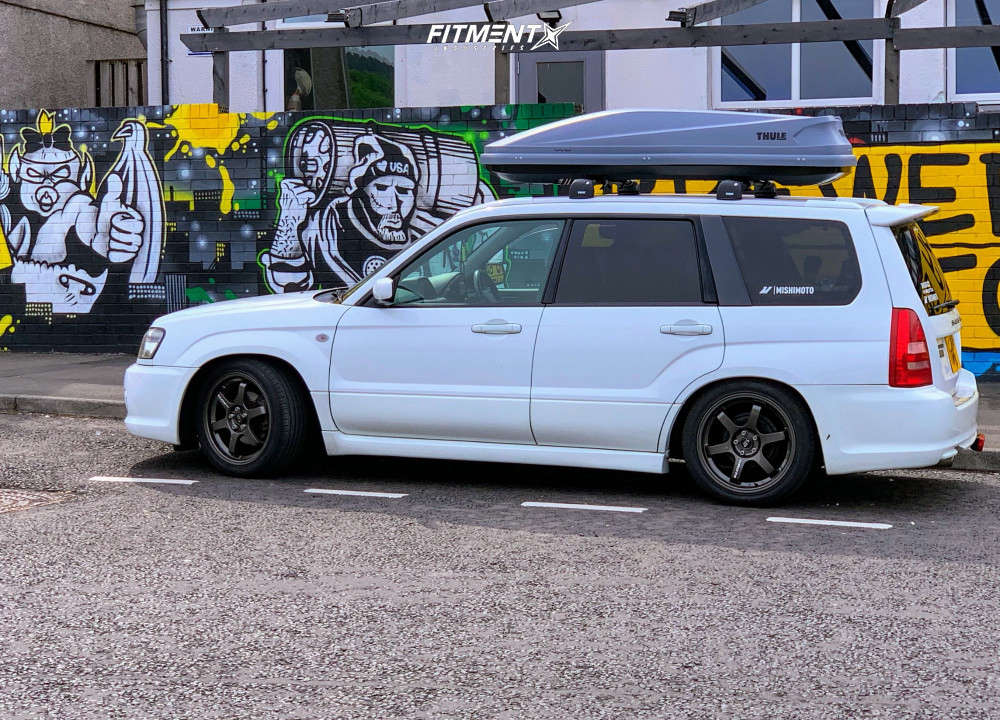 2004 Subaru Forester XS with 17x7.5 Rota Grid and Bridgestone 225x45 on ...