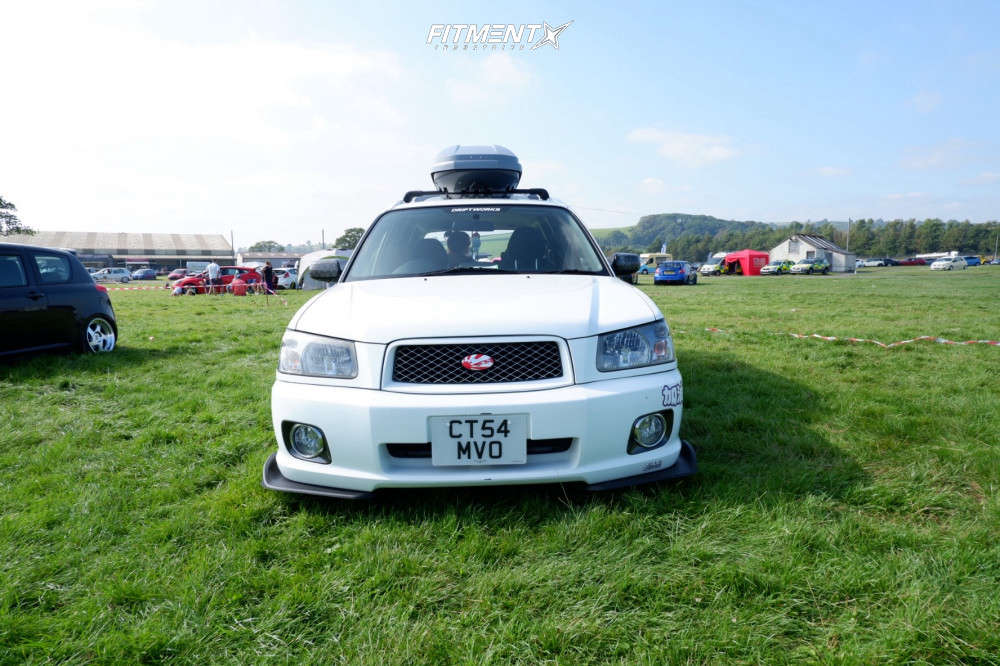 2004 Subaru Forester XS with 17x7.5 Rota Grid and Bridgestone 225x45 on ...