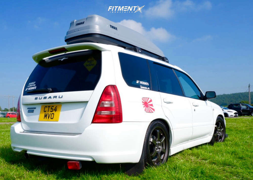 2004 Subaru Forester XS with 17x7.5 Rota Grid and Bridgestone 225x45 on ...