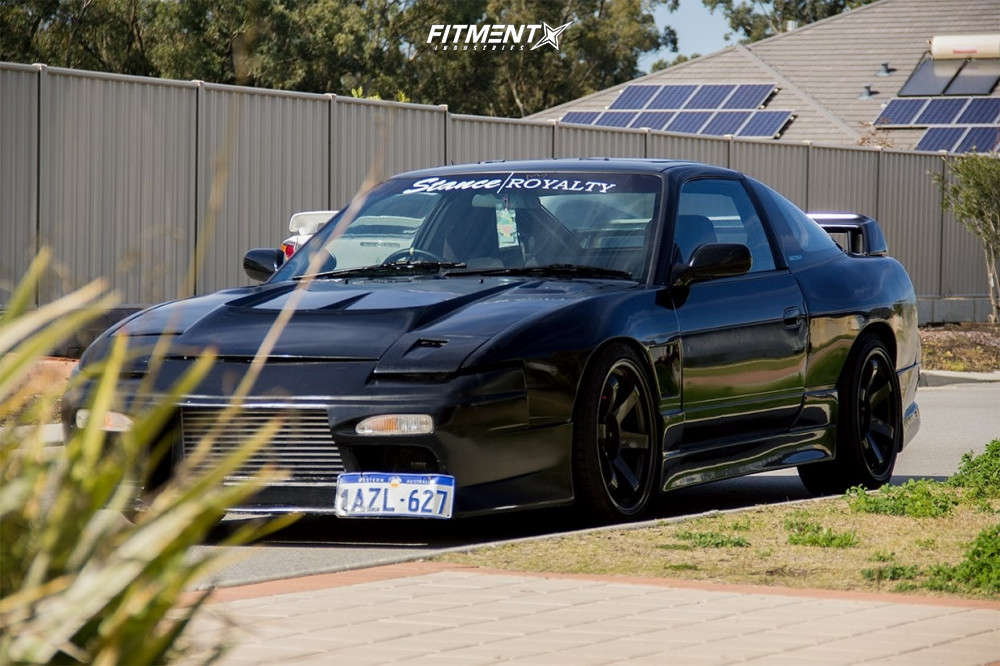 1989 Nissan 240SX Base with 17x9.5 Rota Grid and Achilles 235x45 on ...