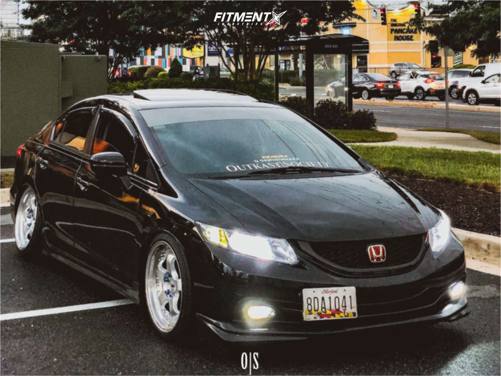 2015 Honda Civic EX with 18x8.5 ESR Sr06 and Federal 215x40 on ...