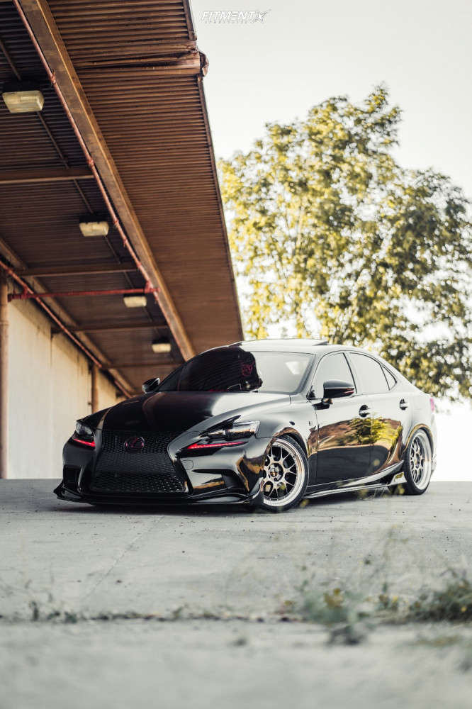 2015 Lexus IS250 F Sport with 19x8.5 BBS Lmr and Achilles 235x35 on ...