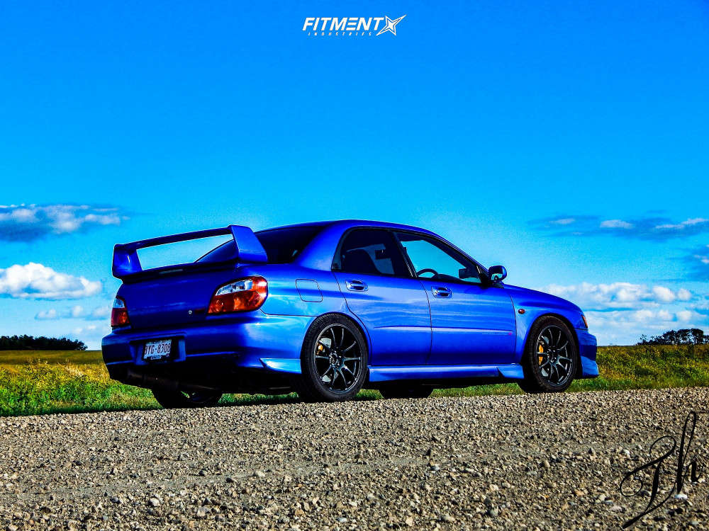 2002 Subaru WRX STI Base with 18x8 Advan Racing RSII and Nankang 245x40 ...