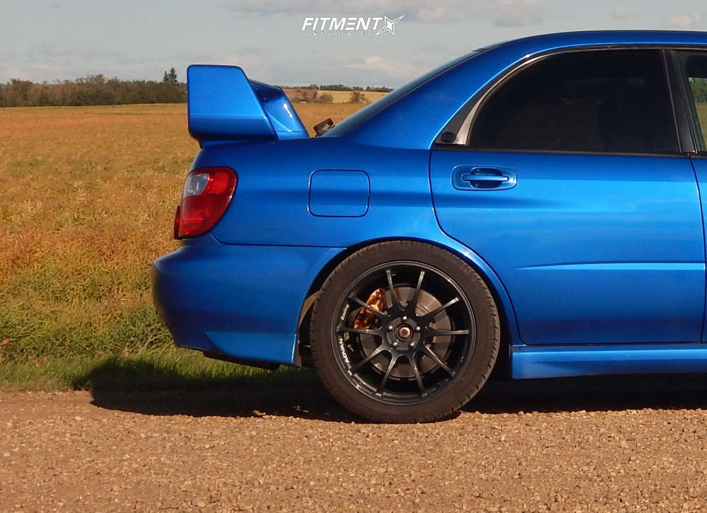 2002 Subaru WRX STI Base with 18x8 Advan Racing RSII and Nankang 245x40 ...