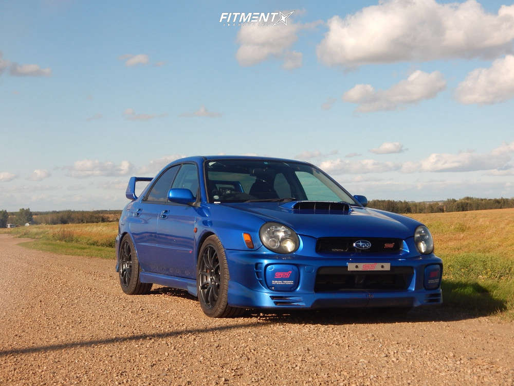 2002 Subaru WRX STI Base with 18x8 Advan Racing RSII and Nankang 245x40 ...