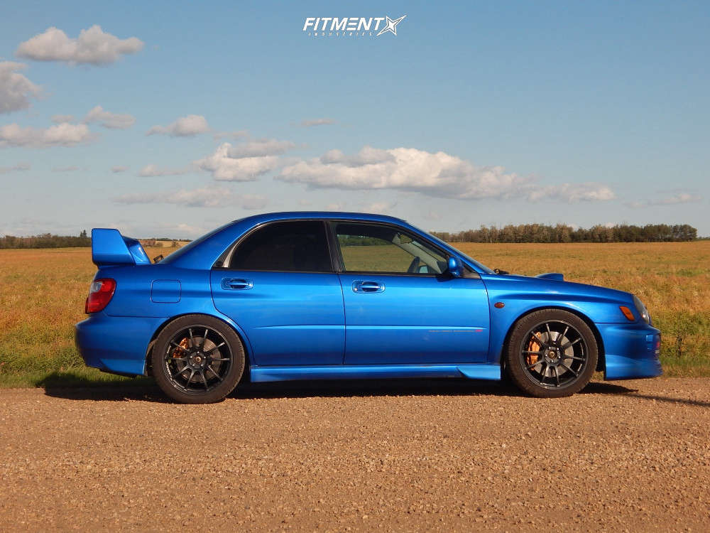 2002 Subaru WRX STI Base with 18x8 Advan Racing RSII and Nankang 245x40 ...