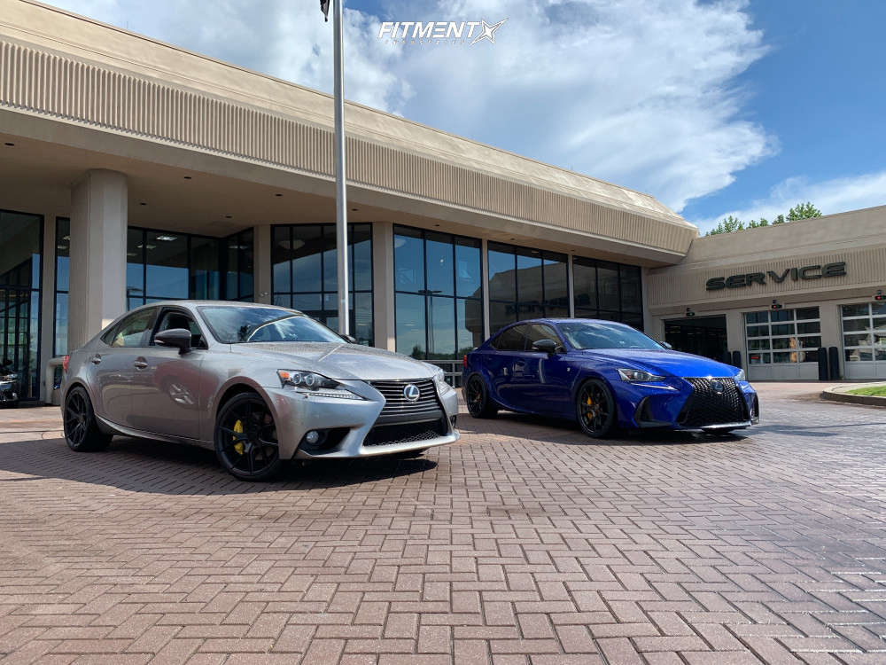 2014 Lexus IS250 Base with 19x8.5 Verde Axis and Continental 235x35 on ...