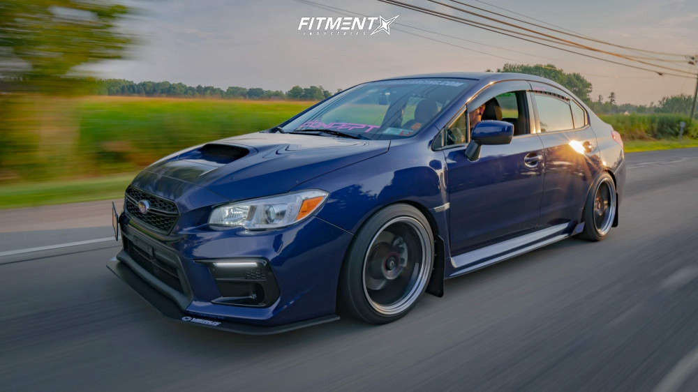 2019 Subaru WRX Base with 18x9.5 Cosmis Racing R5 and Nitto 235x40 on ...