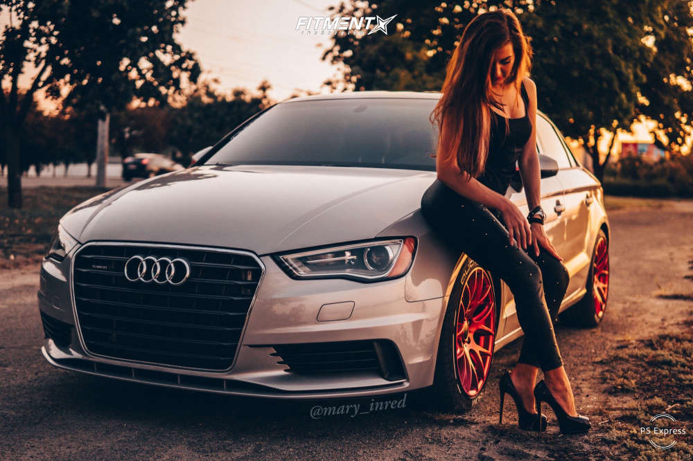 2015 Audi A3 Quattro Premium Plus with 18x8.5 3SDM 0.01 and Goodyear ...