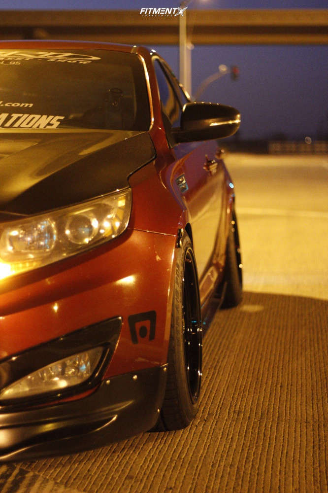 2013 Kia Optima LX with 18x9.5 JNC Jnc004 and Sumitomo 245x45 on ...