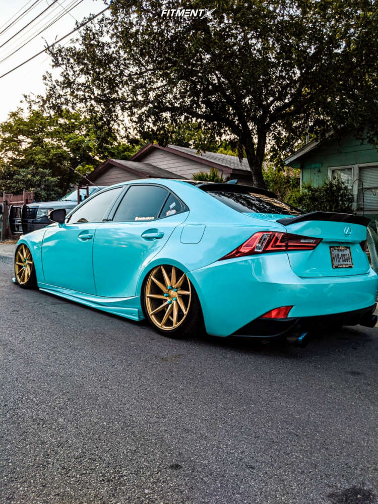 2014 Lexus IS250 Base with 19x8.5 Vossen Cvt and Continental 235x35 on ...