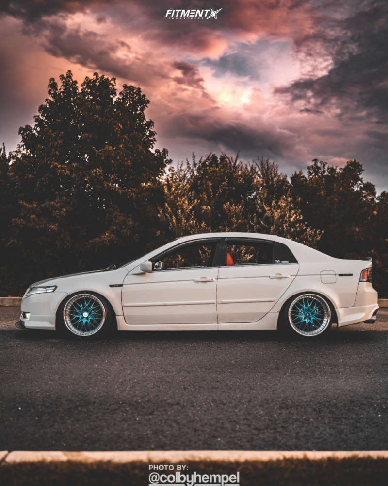 2005 Acura TL Base with 19x10.5 Work Rezax Ii and Leao 225x25 on ...