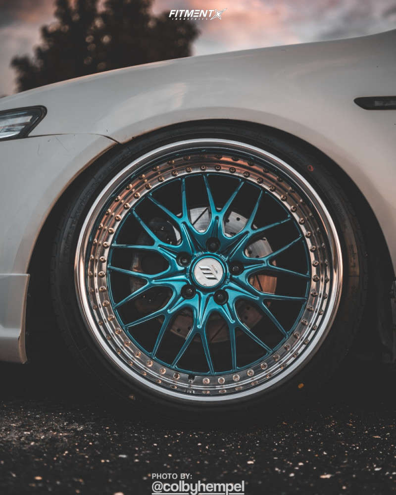 2005 Acura TL Base with 19x10.5 Work Rezax Ii and Leao 225x25 on ...