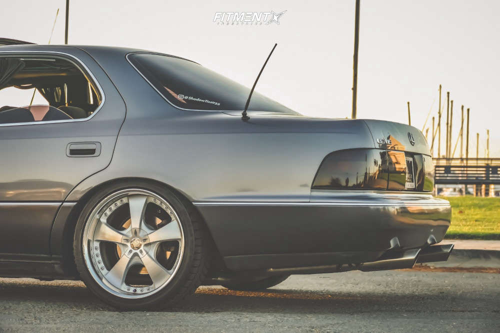 1990 Lexus LS400 Base with 19x9.5 Work LS Series and Sentury 235x35 on ...