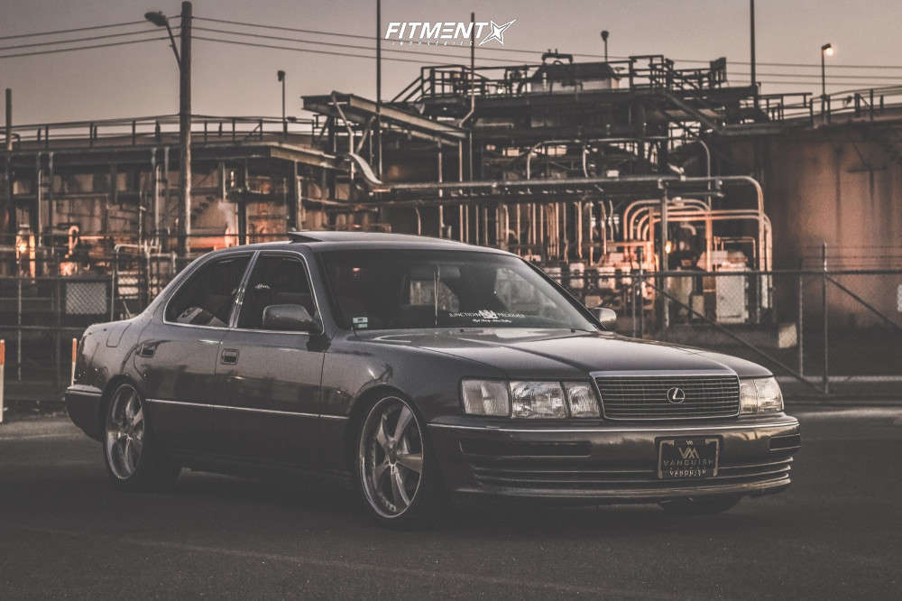 1990 Lexus LS400 Base with 19x9.5 Work LS Series and Sentury 235x35 on ...