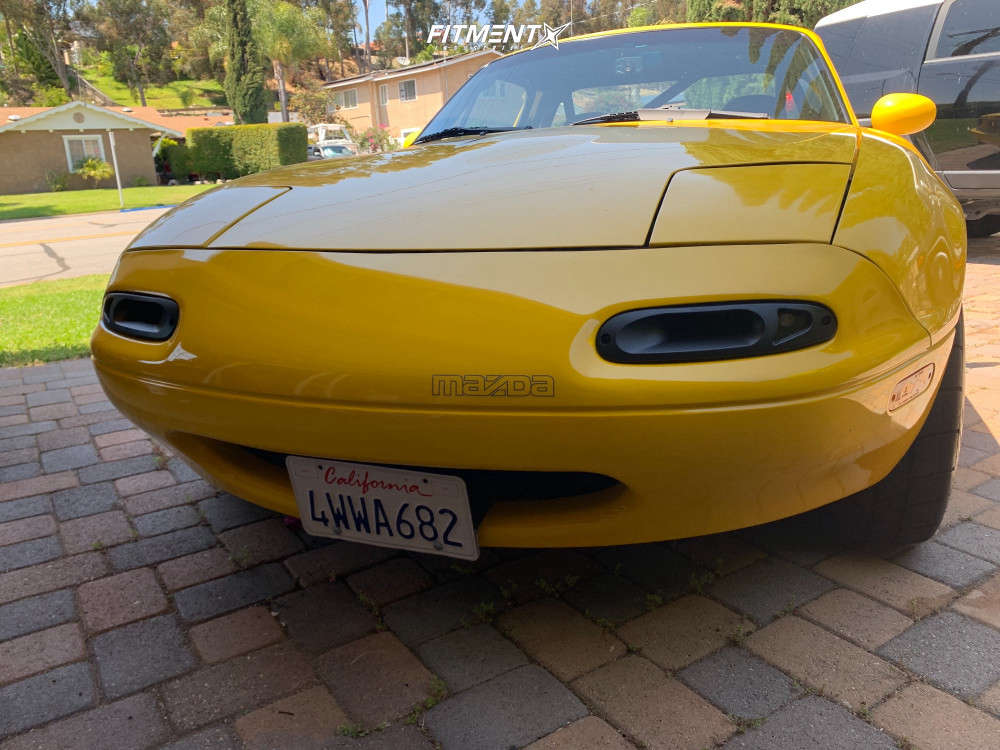 1992 Mazda MX-5 Miata Base with 15x7 949 Racing 6UL and Kumho 205x50 on ...