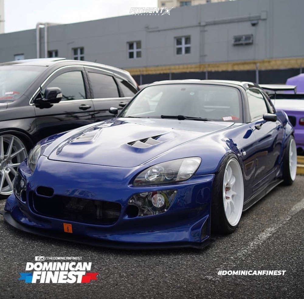 2004 Honda S2000 Base with 18x9 Work D9r and Federal 225x35 on Air ...