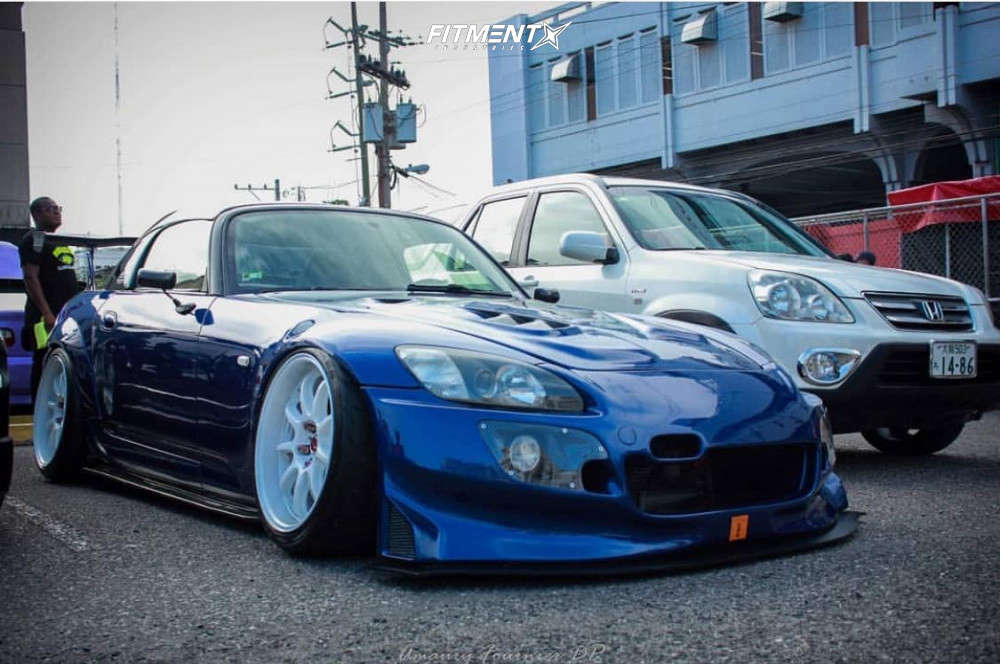 2004 Honda S2000 Base with 18x9 Work D9r and Federal 225x35 on Air ...