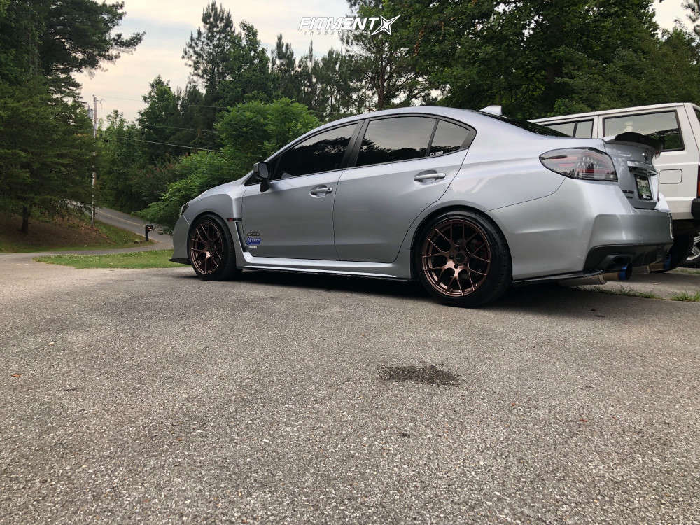 2015 Subaru WRX Limited with 18x9.5 Enkei Raijin and Nitto 245x40 on ...