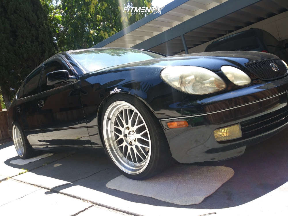 2001 Lexus GS430 Base with 19x9.5 Lenia Corse Sdm and Yokohama 245x35 ...