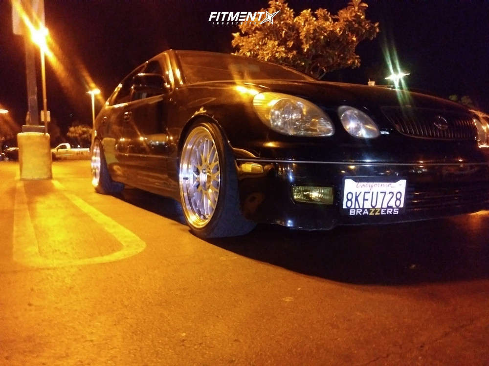 2001 Lexus GS430 Base with 19x9.5 Lenia Corse Sdm and Yokohama 245x35 ...