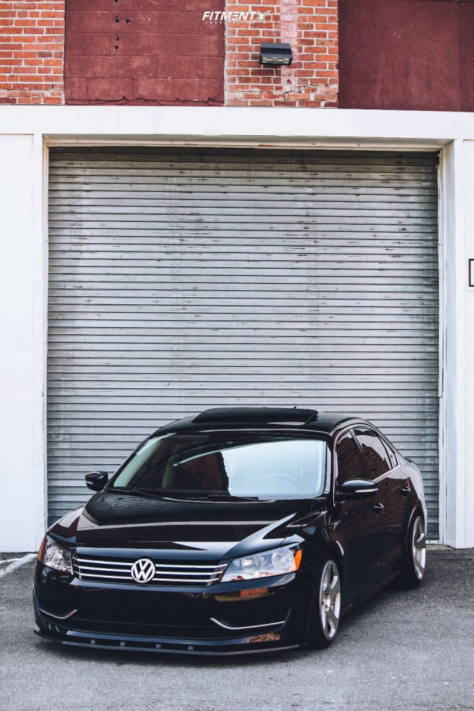 2014 Volkswagen Passat SE with 18x8.5 Rotiform Tmb and Nitto 205x40 on ...