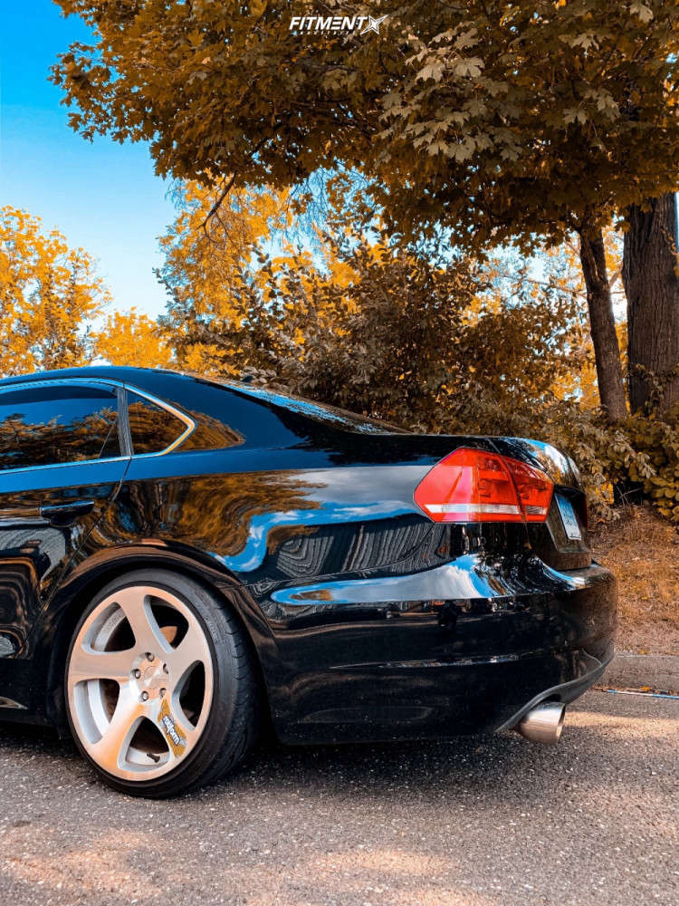 2014 Volkswagen Passat SE with 18x8.5 Rotiform Tmb and Nitto 205x40 on ...