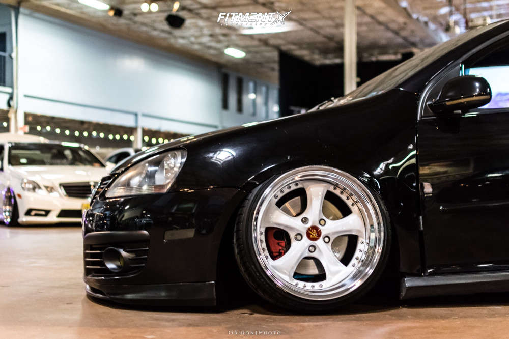 2006 Volkswagen GTI Base with 18x10 Work VS KF and Achilles 215x35 on Air Suspension | 782866 ...