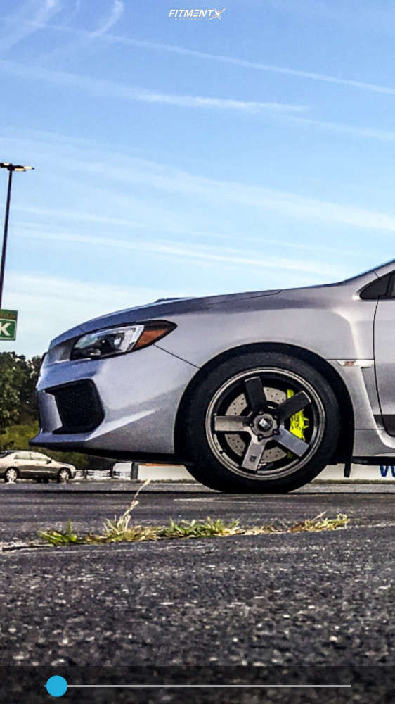 2019 Subaru WRX STI Base with 18x9.5 Rota HG5 and Continental 245x40 on ...