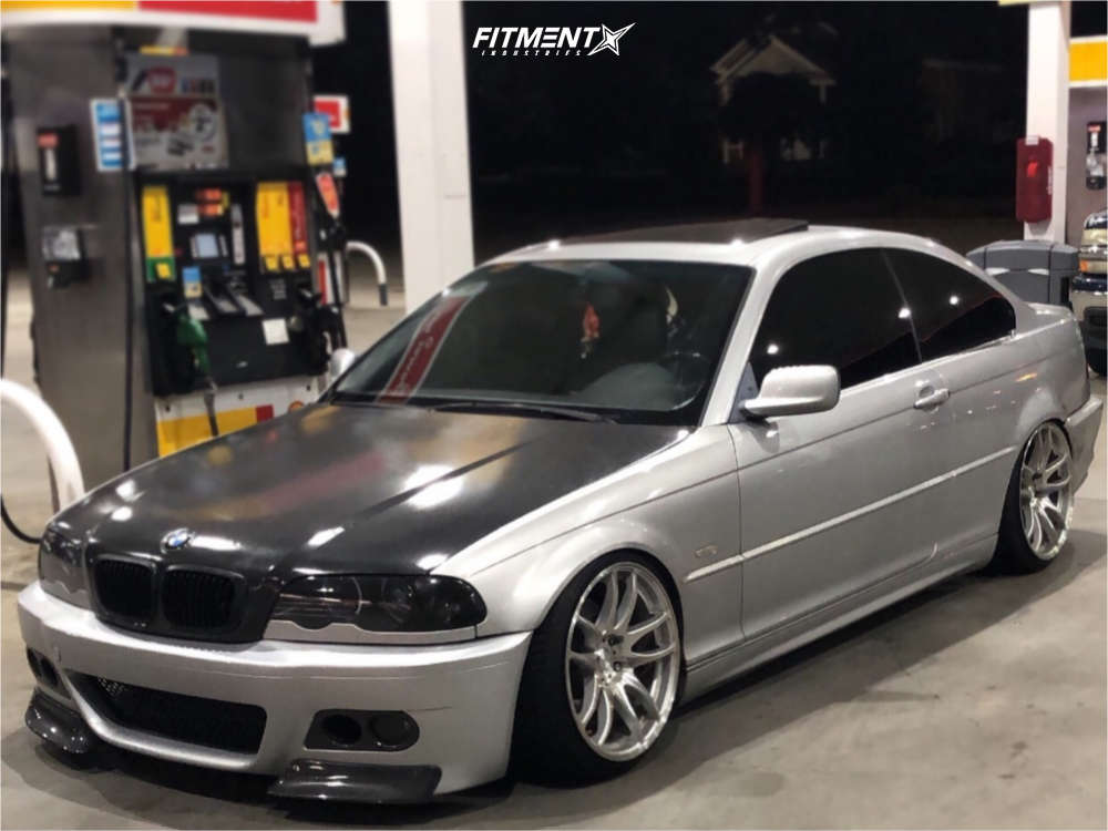 2002 BMW 330Ci Base with 18x9.5 ESR Sr08 and Yokohama 215x35 on ...