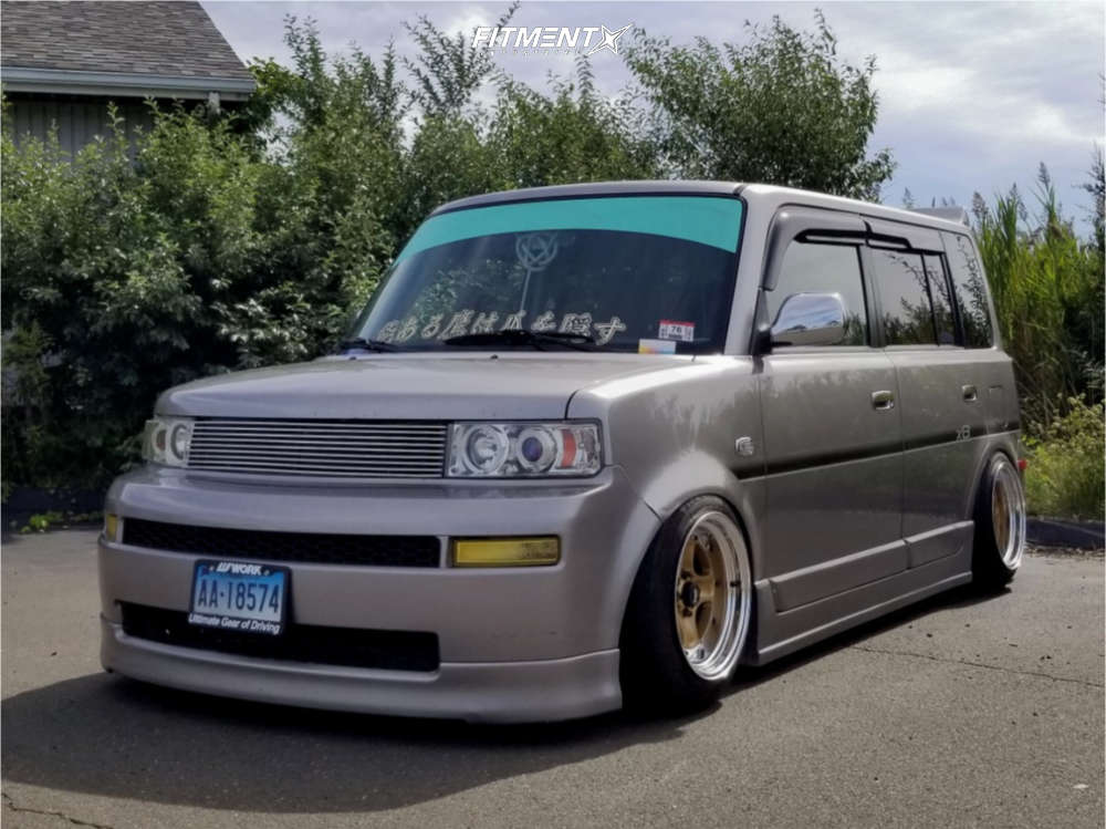 2006 Scion XB Base with 15x9.5 Work Equip 40 and Firestone 185x60 on ...