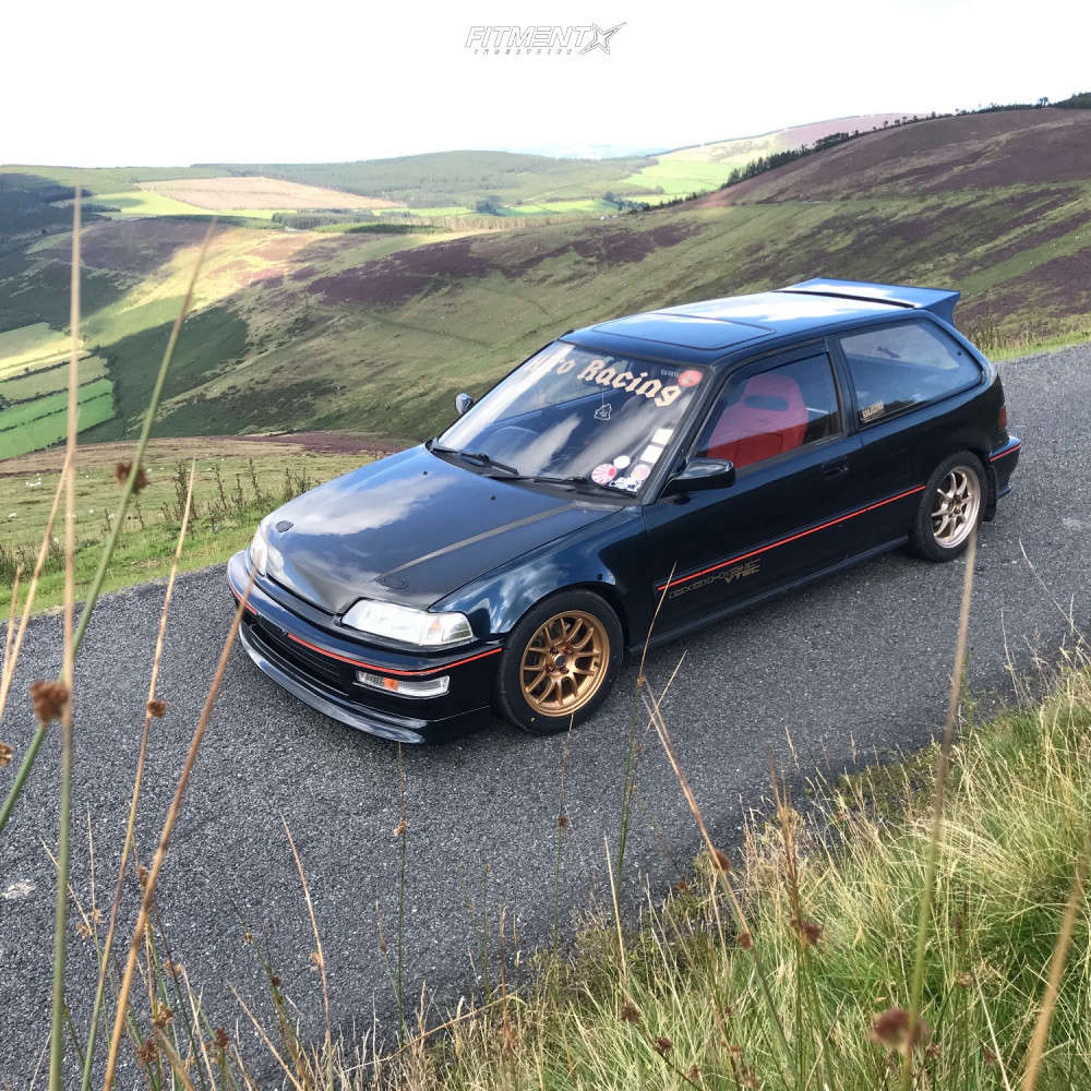 1989 Honda Civic Si with 15x8 949 Racing 6UL and Nankang 225x45 on ...