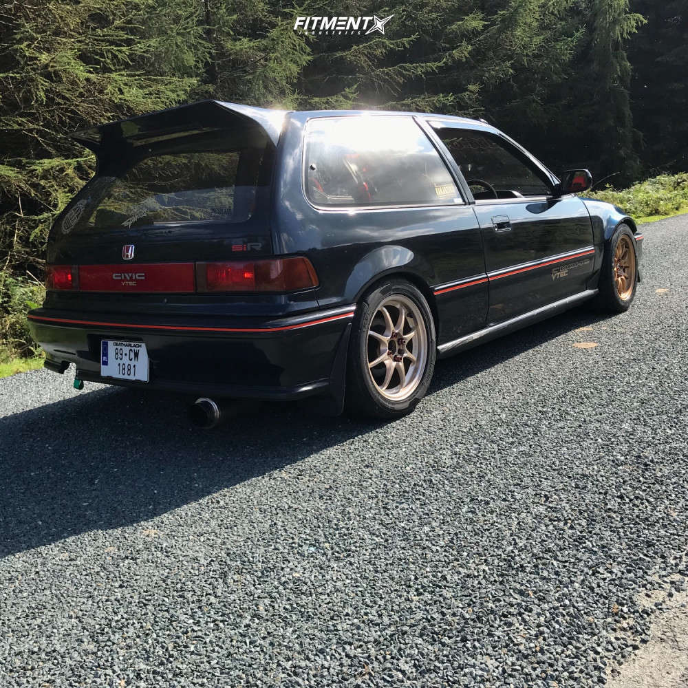 1989 Honda Civic Si with 15x8 949 Racing 6UL and Nankang 225x45 on ...