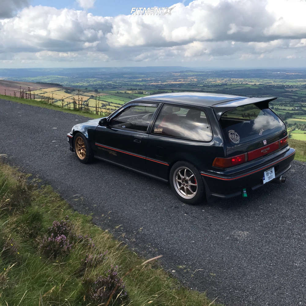 1989 Honda Civic Si with 15x8 949 Racing 6UL and Nankang 225x45 on ...