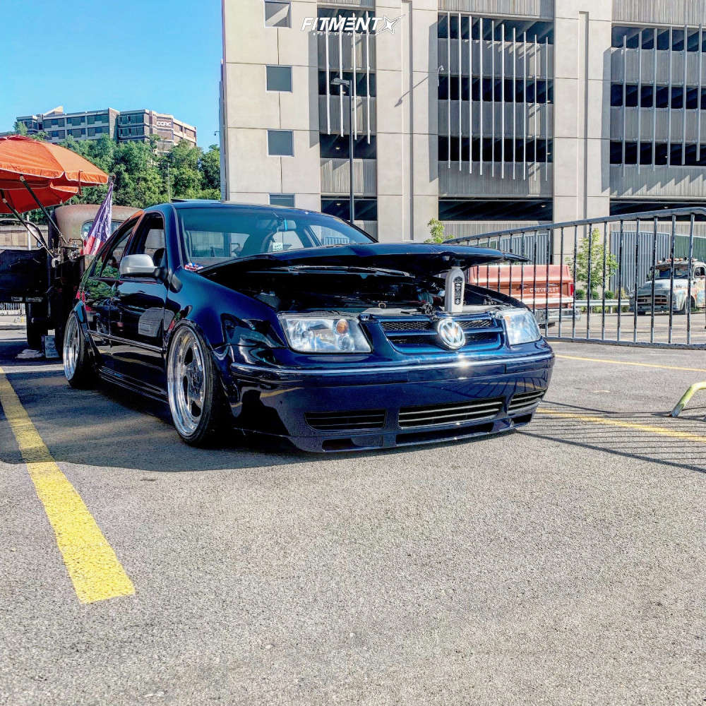 2002 Volkswagen Jetta GLX with 18x8.5 Carline Cm6 and Nankang 205x40 on ...
