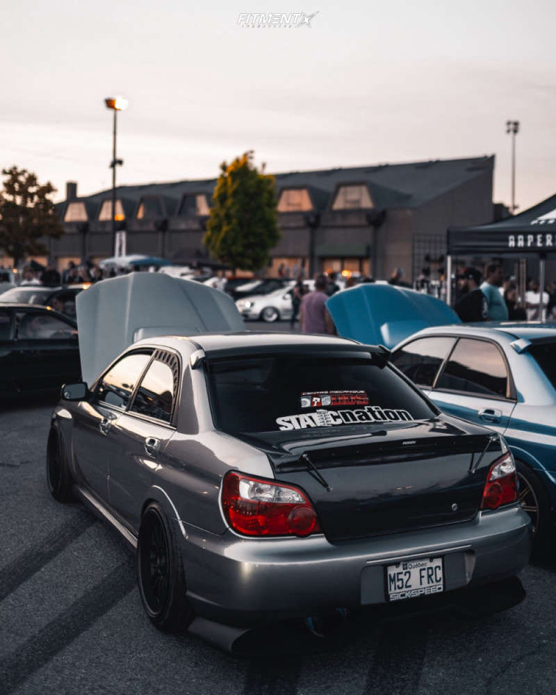 2007 Subaru WRX STI Base with 18x10 Rota Svn-r and Durun 235x40 on ...