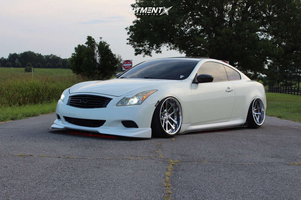 2008 INFINITI G37 Sport with 19x9 Weds Lxz and Achilles 215x35 on Air ...