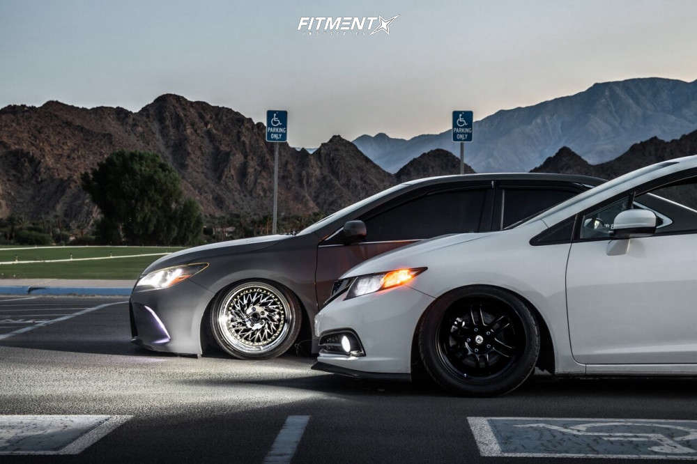 2016 Toyota Camry SE with 18x9.5 Aodhan Ds03 and Achilles 225x40 on Air ...