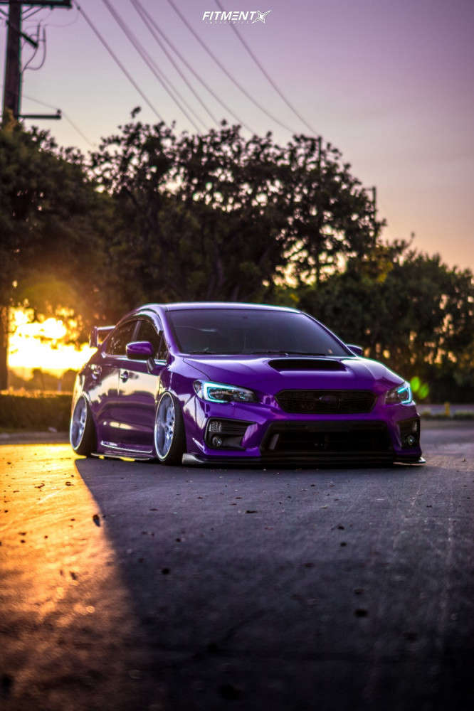 2018 Subaru WRX Base with 18x9 SSR Agle Strusse and Lionhart 215x35 on ...