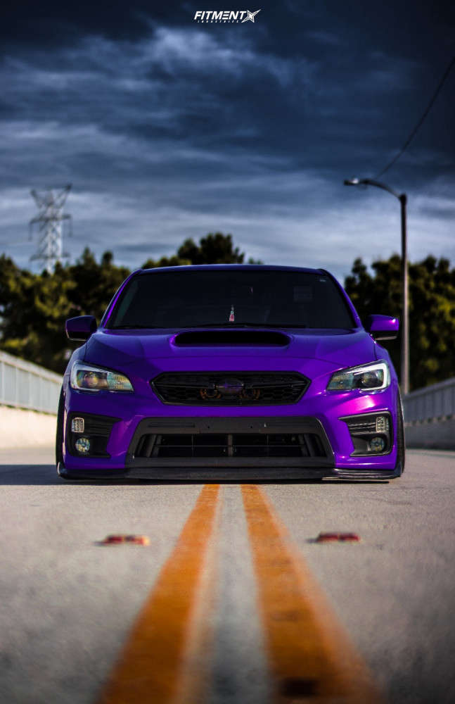 2018 Subaru WRX Base with 18x9 SSR Agle Strusse and Lionhart 215x35 on ...