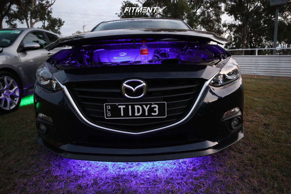 2016 Mazda 3 Touring with 20x8.5 Hussla Maz and Nankang 225x35 on ...