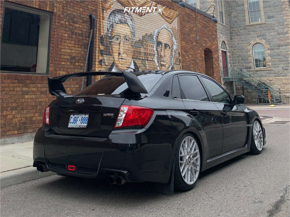 2013 Subaru WRX Limited with 18x9.5 Rotiform Rse and Nitto 205x45 on ...
