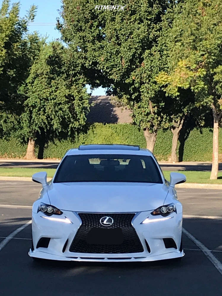 2016 Lexus IS200t F Sport with 18x8 Enkei RPF1 and Yokohama 225x40 on ...