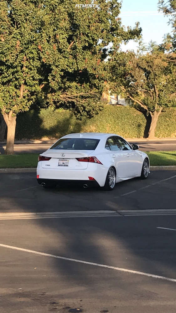 2016 Lexus IS200t F Sport with 18x8 Enkei RPF1 and Yokohama 225x40 on ...