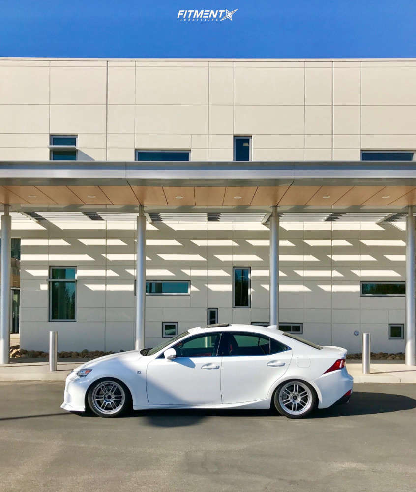 2016 Lexus IS200t F Sport with 18x8 Enkei RPF1 and Yokohama 225x40 on ...