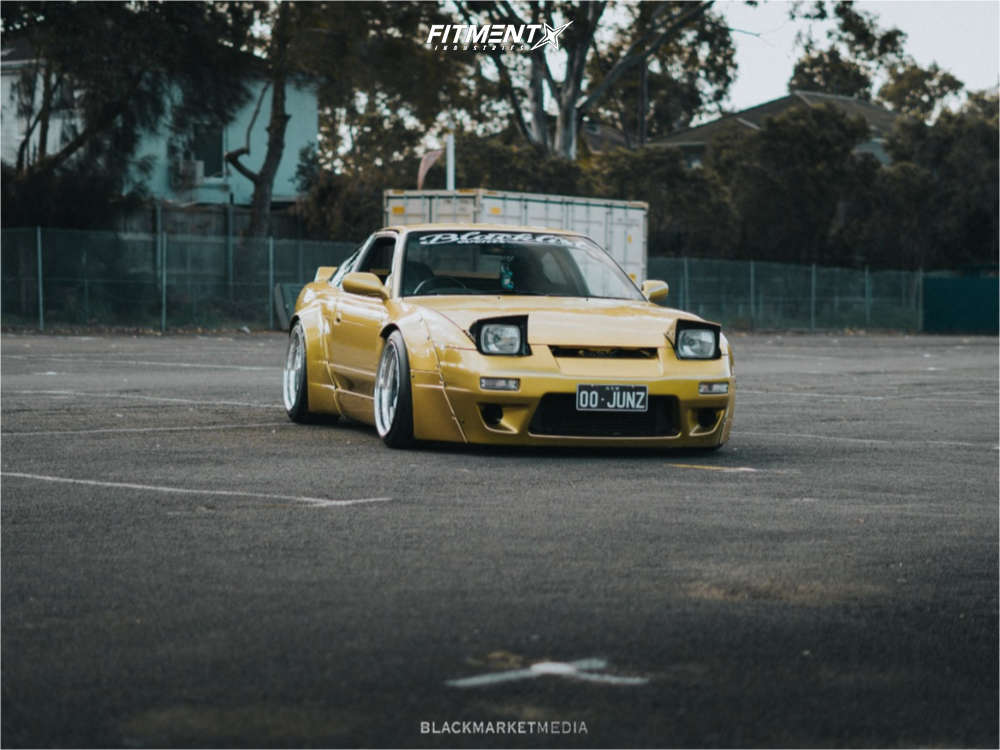 1996 Nissan 240SX SE with 18x9.5 Rotiform Forged Six and Nitto 225x40 ...
