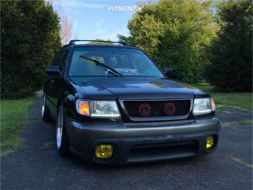 2000 Subaru Forester L with 18x9.5 Aodhan Ah05 and Nitto 225x40 on ...