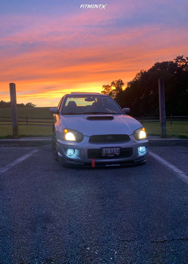 2004 Subaru Impreza WRX with 18x8.5 AVID1 AV6 and Nankang 215x40 on ...